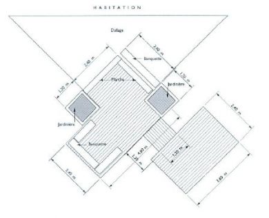 Dessins et plans de terrasses - Terrasse bois