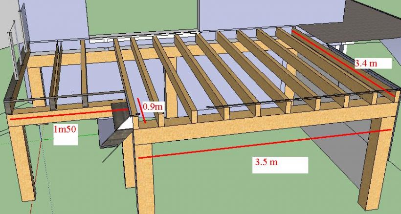 Terrasse sur poteaux et poutres - Le blog de la terrasse bois